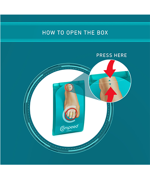 Blister Treatment Plasters Designed for Toes | Compeed